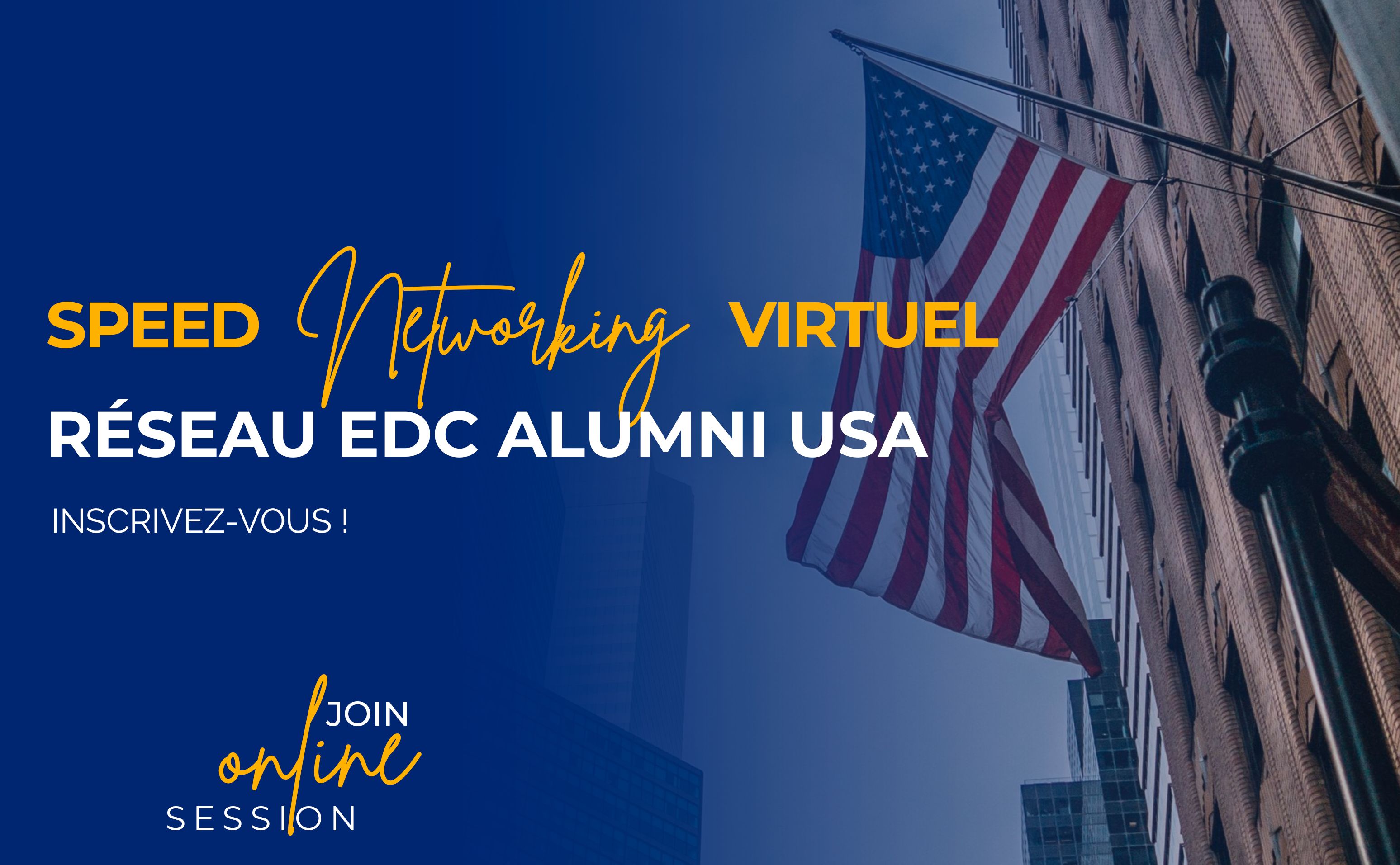 Launch of the EDC Alumni Network in the USA & Virtual Speed Networking