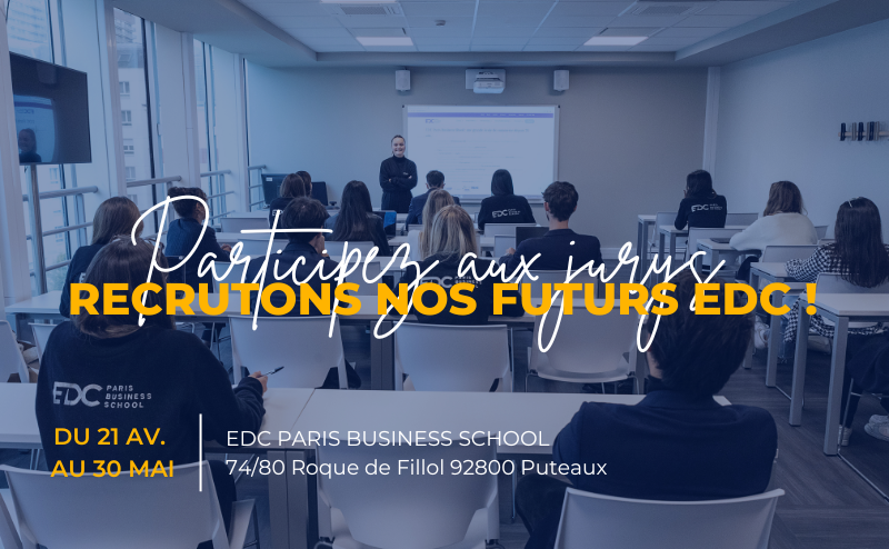 Become a jury at EDC Paris Business School!